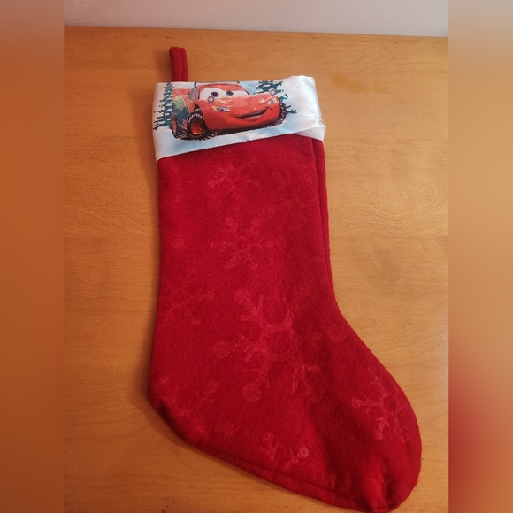 Holiday | Disney Cars Lightning Mcqueen Red Christmas Stocking 16 ...